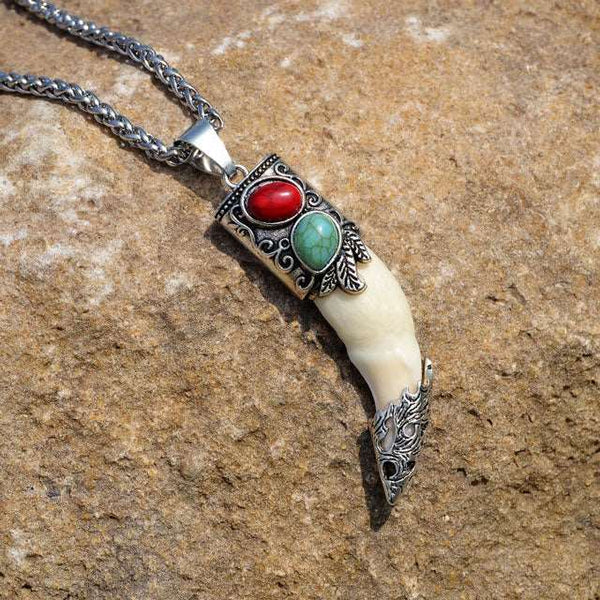 Wolf Tooth Pendant | Viking Heritage - Viking Heritage Store