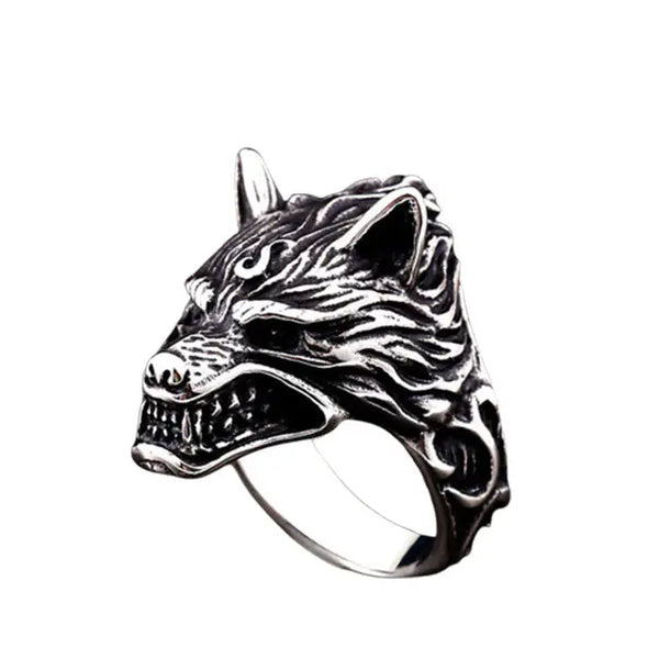 Men Wolf Ring | Viking Heritage - Viking Heritage Store