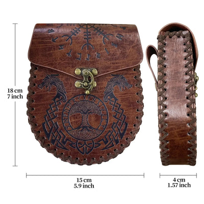 Leather Viking Belt Pouch - Viking Heritage Store