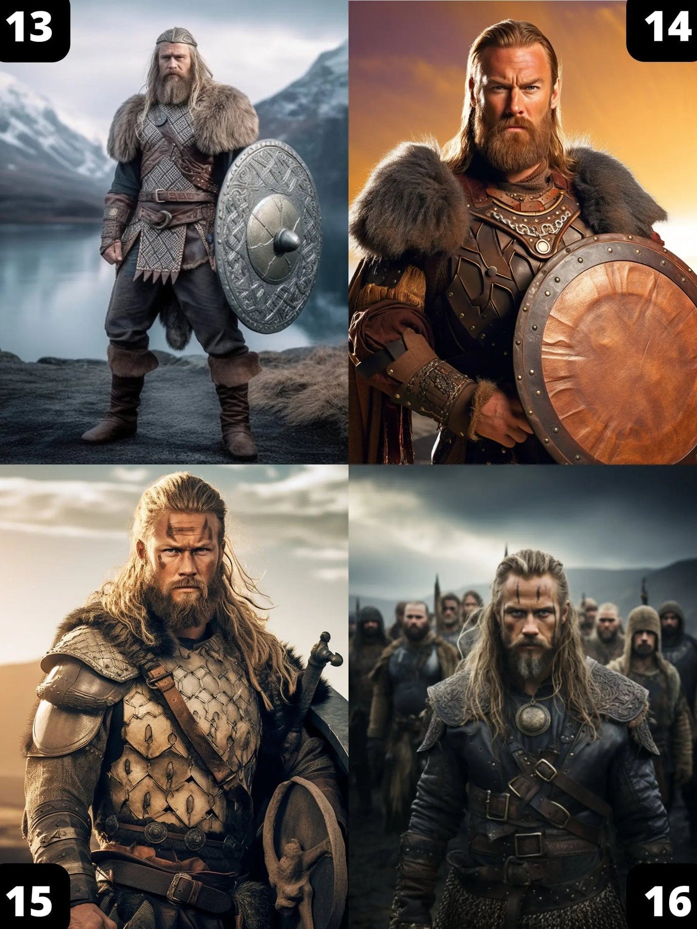Personalized Viking Man Portrait | From Your Photos! - Viking Heritage ...