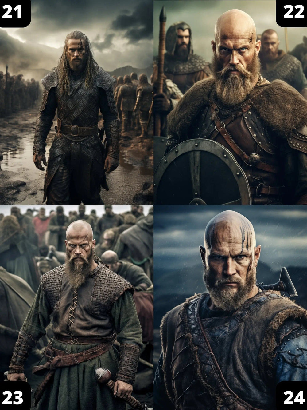 Personalized Viking Man Portrait | From Your Photos! - Viking Heritage ...