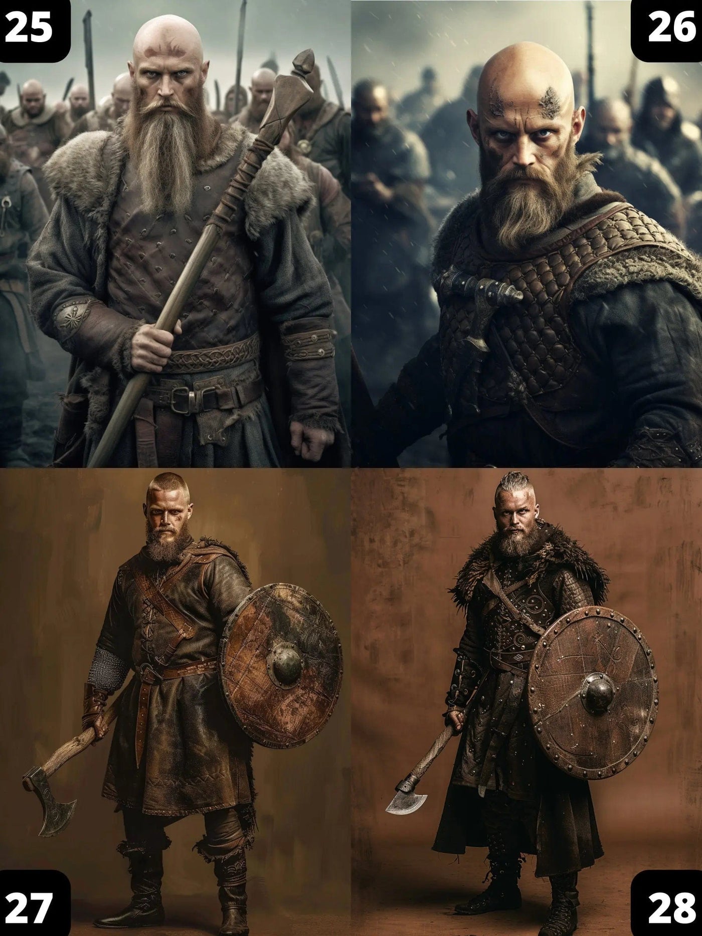 Personalized Viking Man Portrait | From Your Photos! - Viking Heritage ...