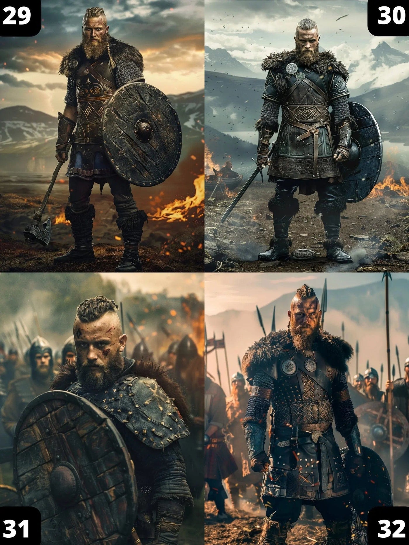 Personalized Viking Man Portrait | From Your Photos! - Viking Heritage ...