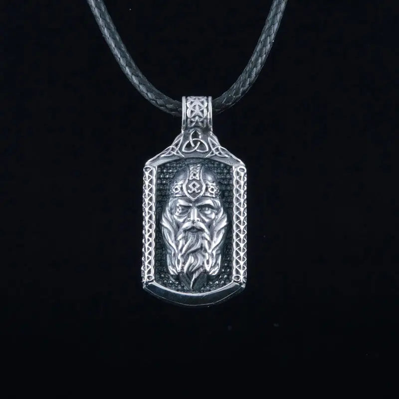 Silver Odin Necklace | Viking Heritage - Viking Heritage Store
