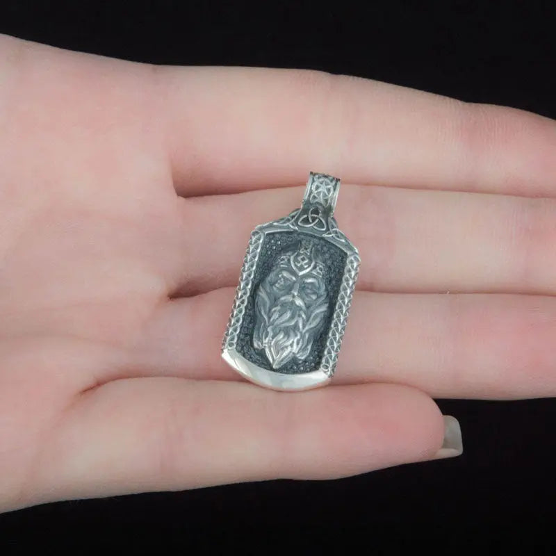 Silver Odin Necklace | Viking Heritage - Viking Heritage Store