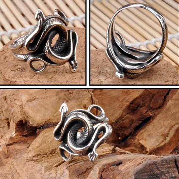 Snake Rings Sterling Silver | Viking Heritage - Viking Heritage Store