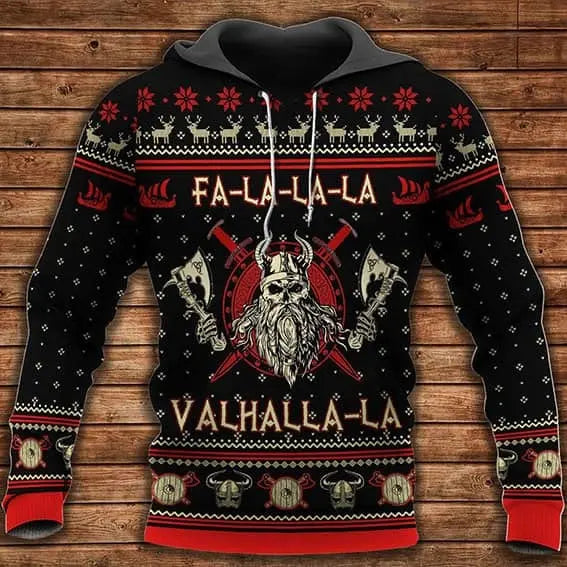 Suéter navideño feo vikingo | Herencia vikinga - Viking Heritage Store