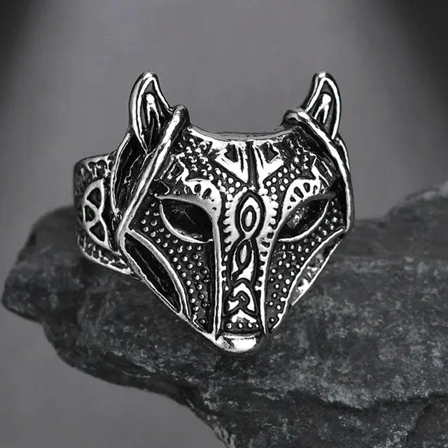 Wolf Head Ring | Viking Heritage - Viking Heritage Store