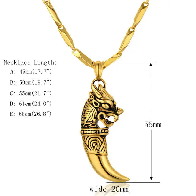 Wolf Teeth Necklace | Viking Heritage - Viking Heritage Store